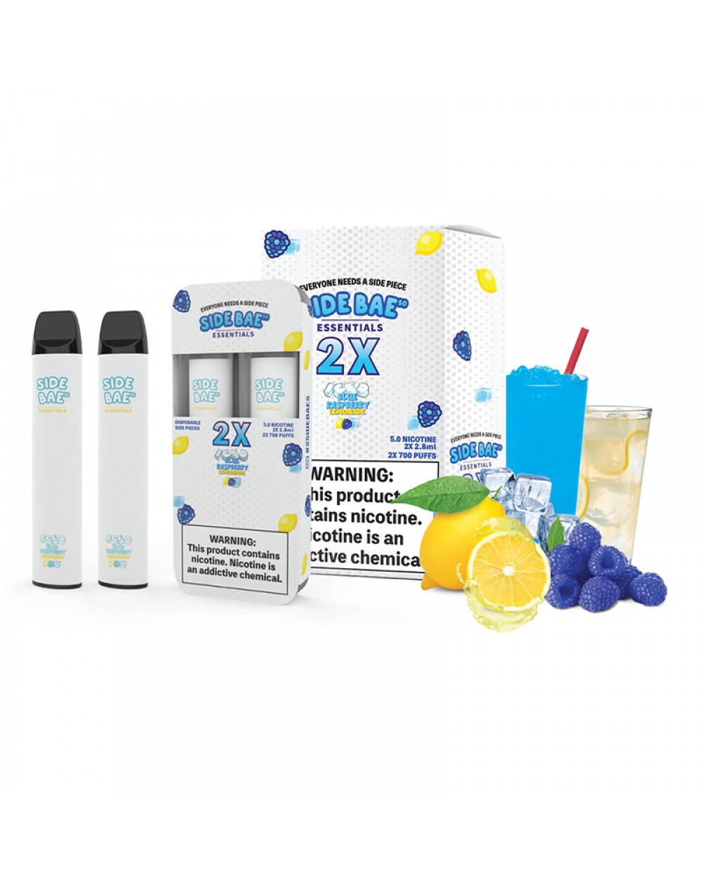 Side Bae Essentials 2X Disposable Vape Kit 1400 Puffs | Disposable Pod Kits
