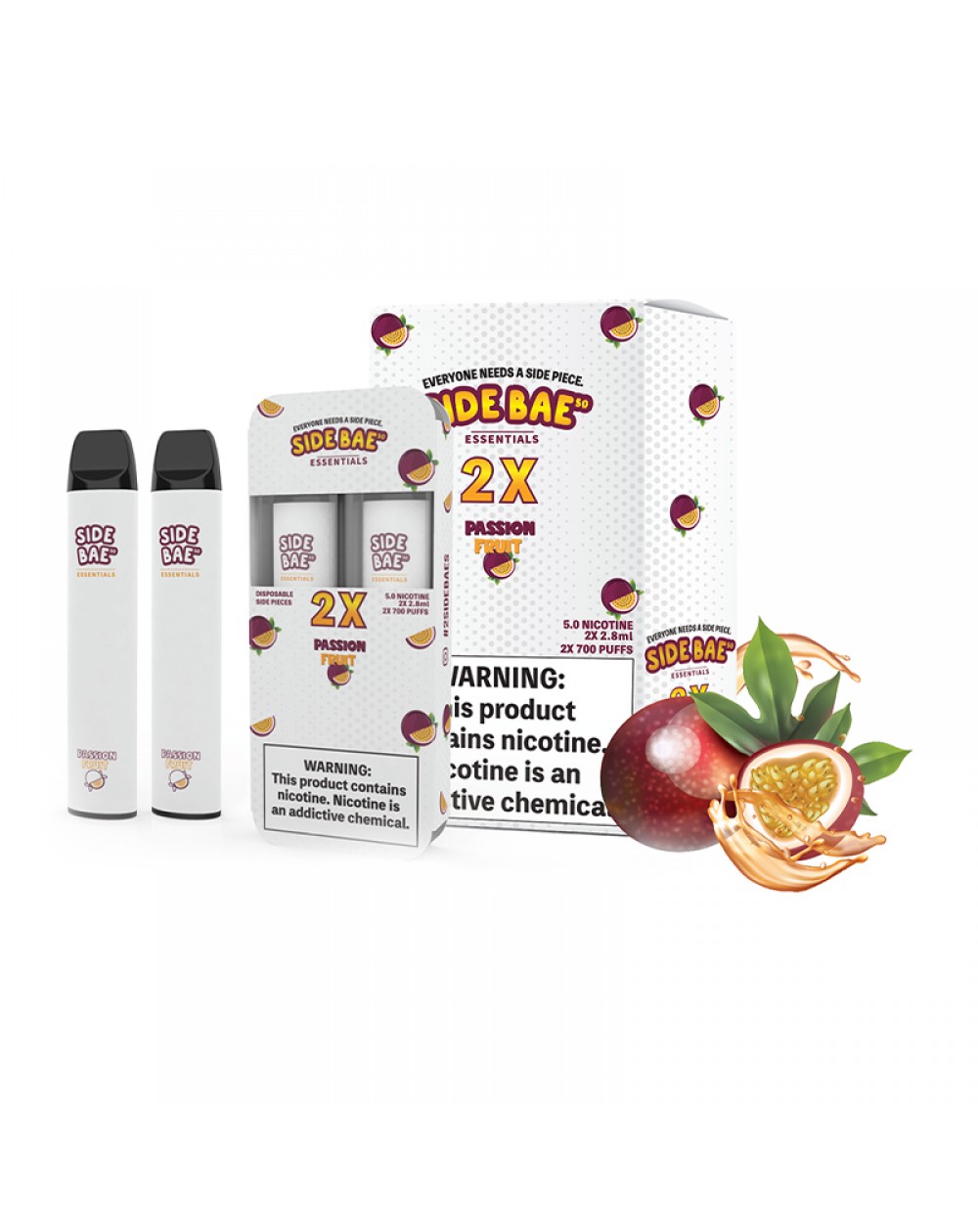 Side Bae Essentials 2X Disposable Vape Kit 1400 Puffs | Disposable Pod Kits