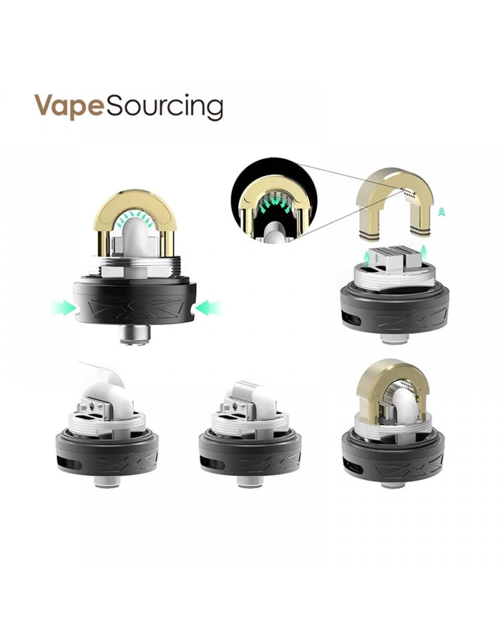 Hugsvape Ring Lord Mesh RTA 26mm | Tanks/Atomizers