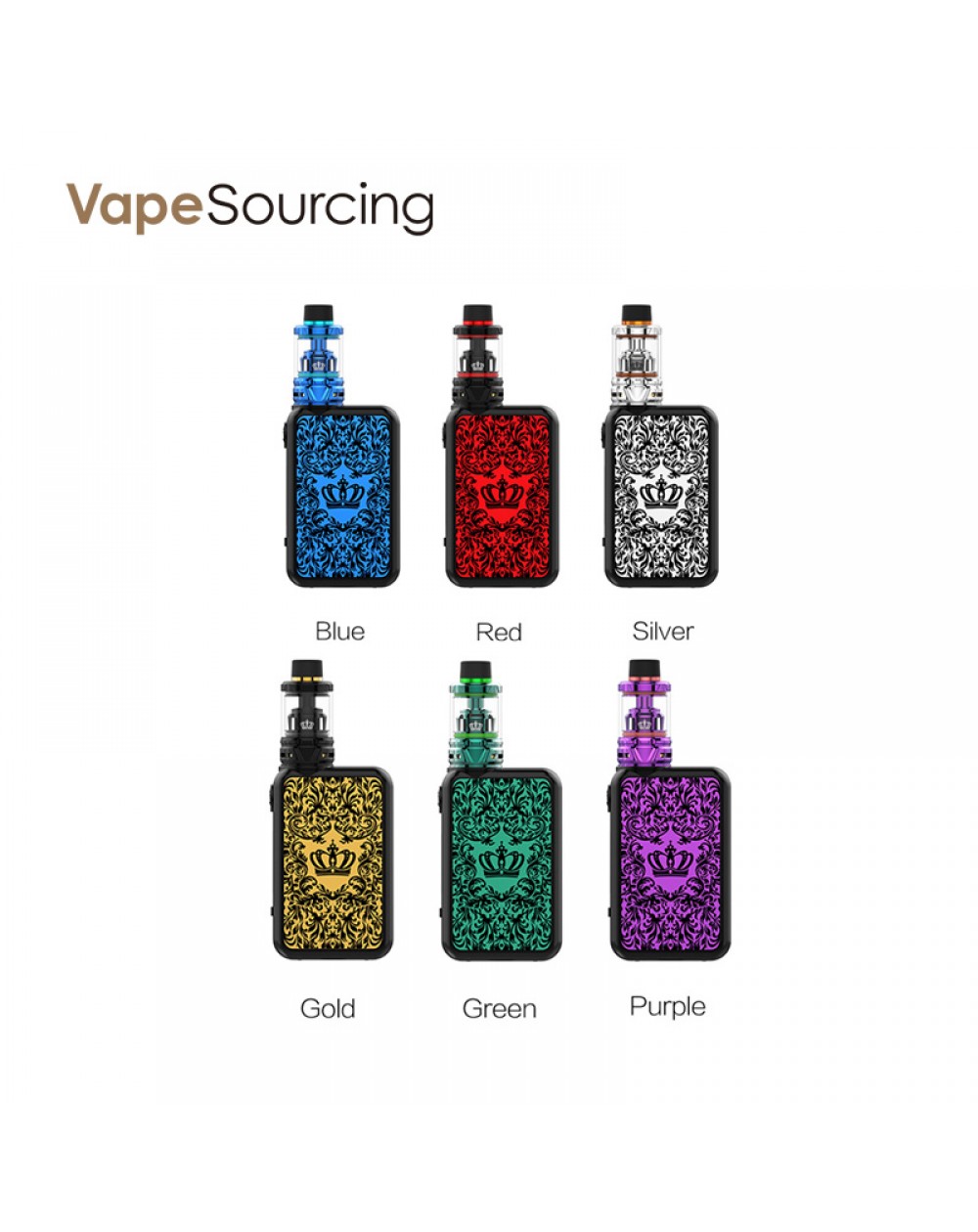 UWELL Crown 4(IV) Kit 200W with Crown 4(IV) Tank 6ml | Vape Kit