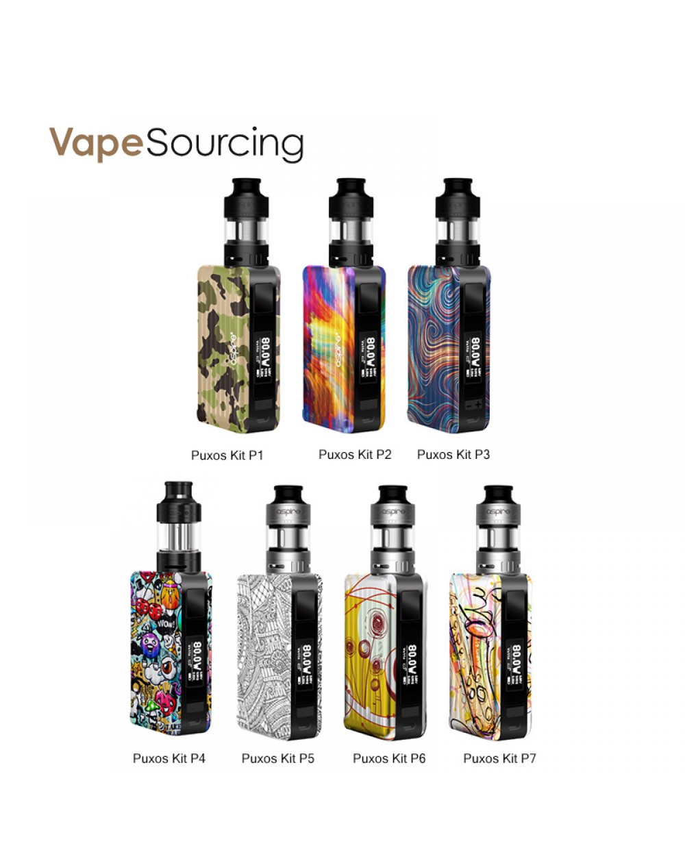 Aspire Puxos Kit With Cleito Pro Tank 100W | Vape Kit