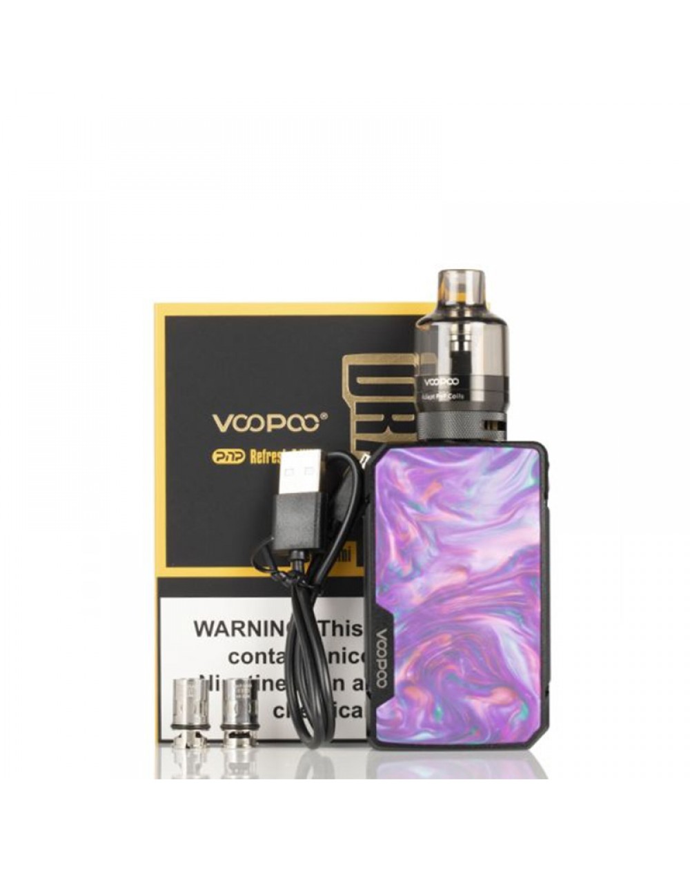 VOOPOO Drag Mini Refresh Edition Kit 117W 4400mAh with PNP Pod Tank ...